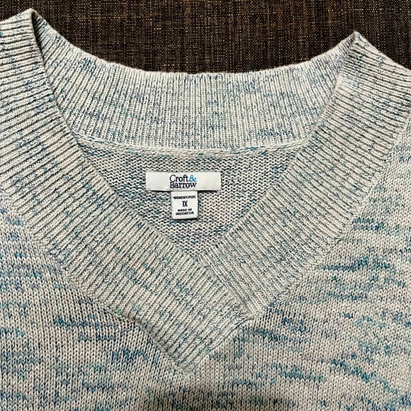 croft & barrow | Sweaters | Croft Barrow V Neck Sweater In A Blue ...
